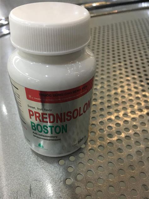 Prednisolon Boston Chai 200 Viên Quầy 119 Cty Dược Phẩm Hậu Phương