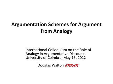 PPT Argumentation Schemes For Argument From Analogy PowerPoint Presentation ID 1562365