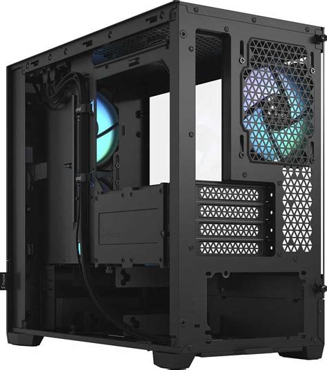 Fractal Design Pop Mini Air Rgb Juodas Tg Mini Itx Kotelo Ikkunalla Musta Modelis Fd C Por1m