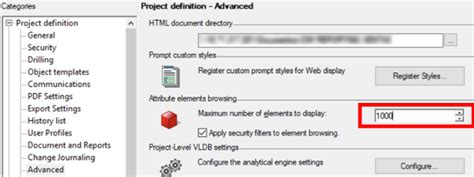 Kb485828 Not All Attribute Elements Of A Prompt Are Displayed In Web Or Microstrategy Mobile