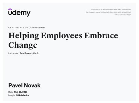 Pavel Novak On Linkedin Udemy Course Completion Certificate