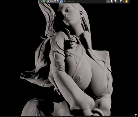 Dagger Naked Nude Action Figure Cloak And Dagger From Marvel Rivals For D Printing NSFW