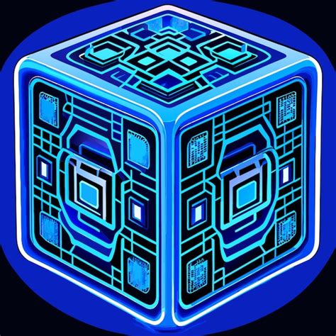 Premium Vector Blue Circuit Digitalcircuit Frame In The Squarerelief