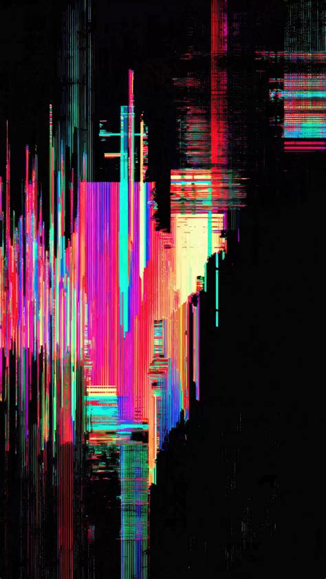 Neon Color Glitch Texture With Digital Stock Footage Sbv 353327123