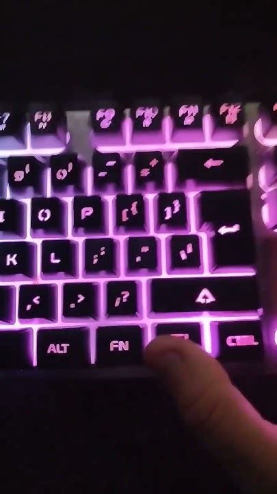 как выключить свет в клавиатуре Youtube