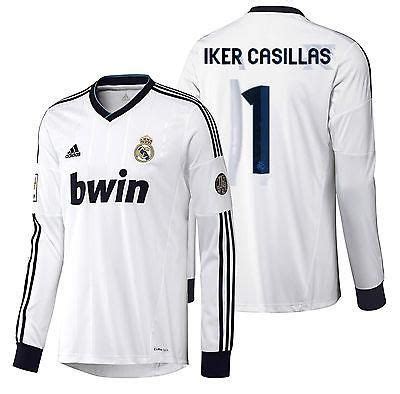 Adidas Iker Casillas Real Madrid Long Sleeve Home Jersey 201213