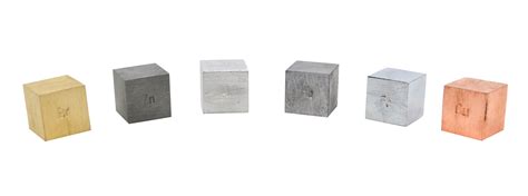 Density Cube Set Includes 6 Metals Hbarsci