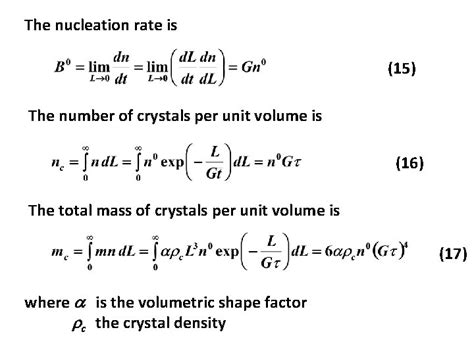 Crystallizer Design Crystal Size Distribution Csd Crystal Size