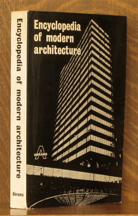 Encyclopedia Of Modern Architecture By Edited By Gerd Hatje Very Good Paperback 1964 Andre