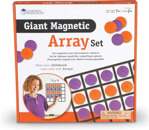 Giant Magnetic Array Set Math Teacher And Classroom Supplies
