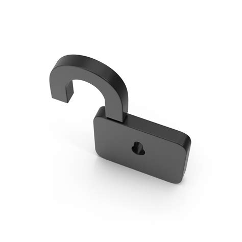 기호 잠금 해제 자물쇠 3d 모델 Turbosquid 2201389