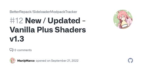 New Updated Vanilla Plus Shaders V1 3 · Issue 12 · Betterrepack
