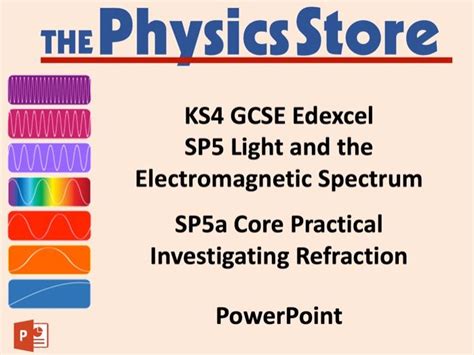 Ks4 Gcse Physics Edexcel Sp5a Core Practical Investigating Refraction Teaching Resources