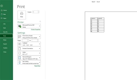 Inside Table Lines Not Showing Up In Print Preview For Excel Microsoft Qanda