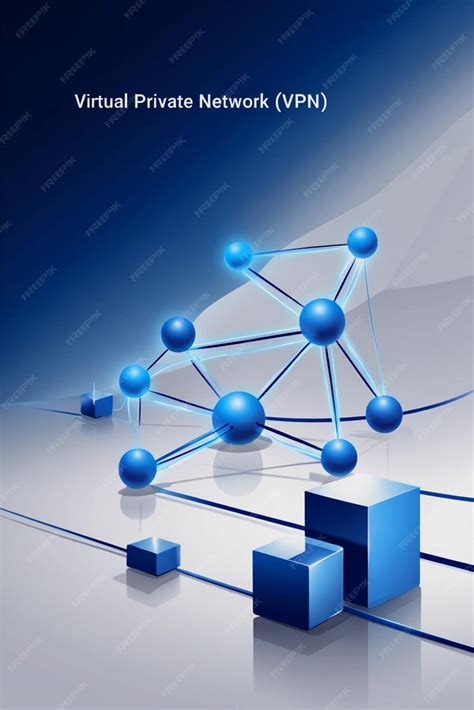 A Virtual Private Network Vpn With Its Core Architecture Visualized In A Stylized 3d Circuit