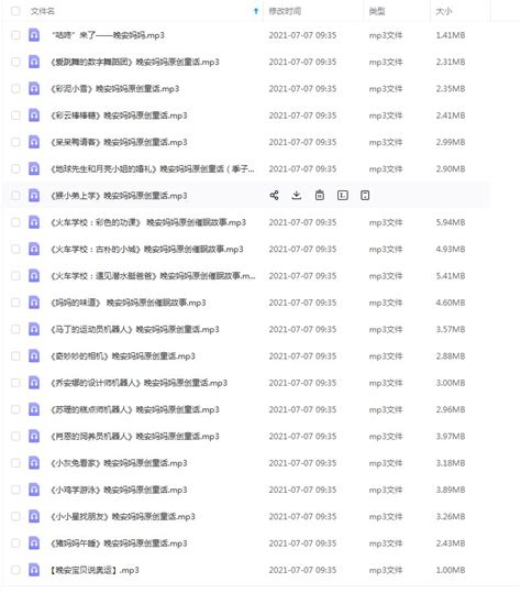 儿童有声故事《晚安妈妈睡前故事》604集完整版 Mp3音频文件，儿童故事资源百度网盘下载 悟思学