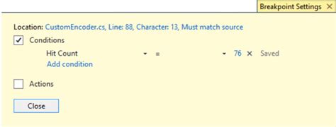 New Breakpoint Configuration Experience In Visual Studio Azure Devops Blog