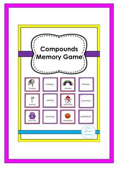 Compounds Memory Game By Miss Jelena S Classroom TPT