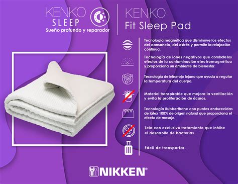 Paquete Sistema De Sueño Fit Pad Individual Nikken Kenko Sleep Nikken