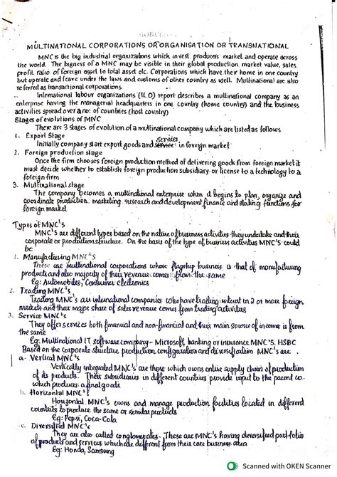 chap4 mnc s it is about mnc s finance and taxation mg