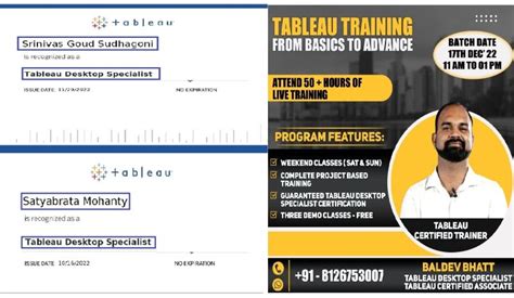 Baldev Tableau Guru On Linkedin Tableau Tableaudesktopspecialistcertification Onlinetraining…