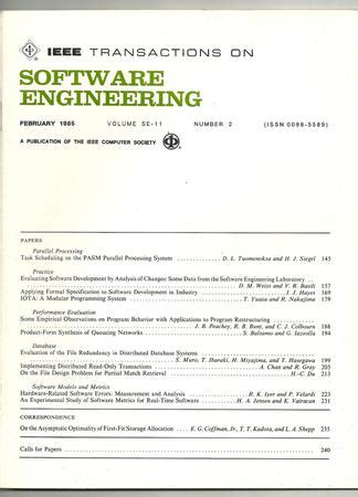 IEEE Transactions On Software Engineering Template For Authors