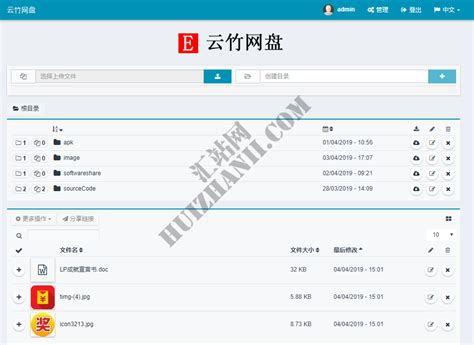 PHP个人网盘系统源码 带后台管理 汇站网