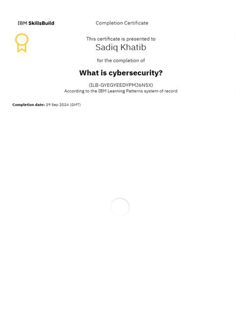 What Is Cybersecurity Skillsbuild Pdf