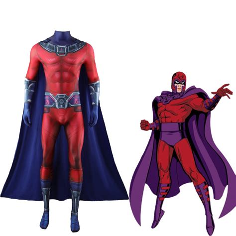 X Men 97 Magneto Costume Costume Bodysuit Cape Set Magneto Cosplay