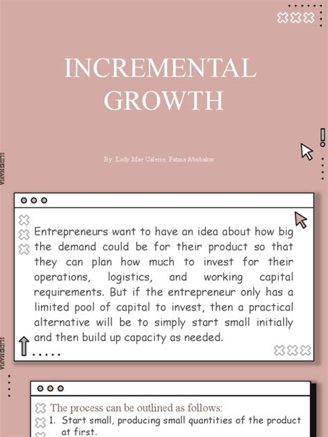 incremental growth pdf