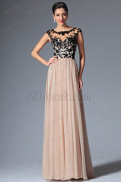 Edressit Round Neckline Stylish Evening Dress Prom Dress 02148614