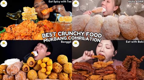 Asmr Best Crunchy Food Mukbang Compilation Youtube