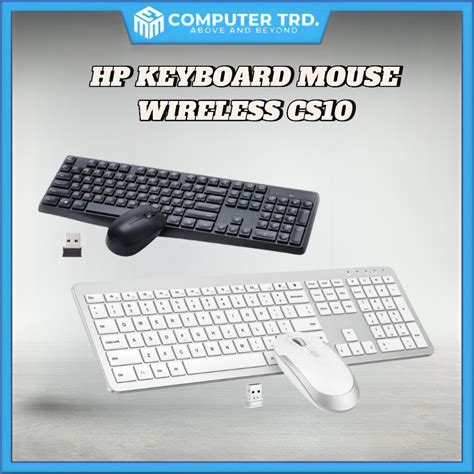 Hp Wireless Cs10 Keyboard Mouse Shopee Philippines