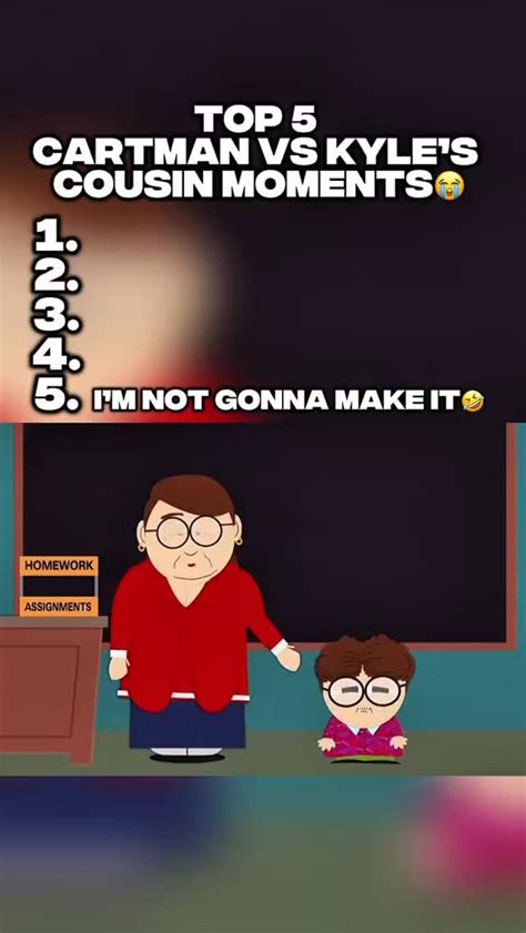 Top 5 Cartman Vs Kyles Cousin Moments 😂 Im Not Gonna Make It 🤣 Southpark Cartman Funnyclips