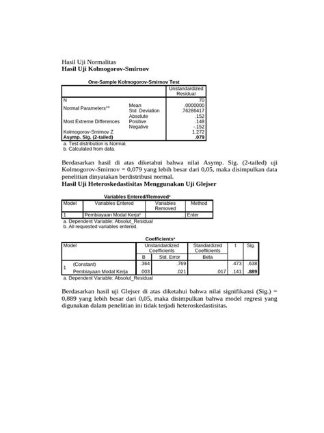 Hasil Olah Data Nurul Lengkap 70 Orang Pdf