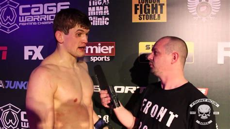 Simas Norkus Cwfc 67 Post Fight Interview Youtube