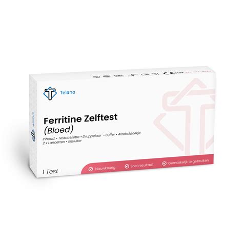 Telano Ferritine Ijzertekort Zelftest Kopen Morgen In Huis