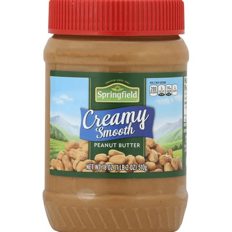 Springfield Peanut Butter Creamy Smooth 18 Oz Delivery Or Pickup