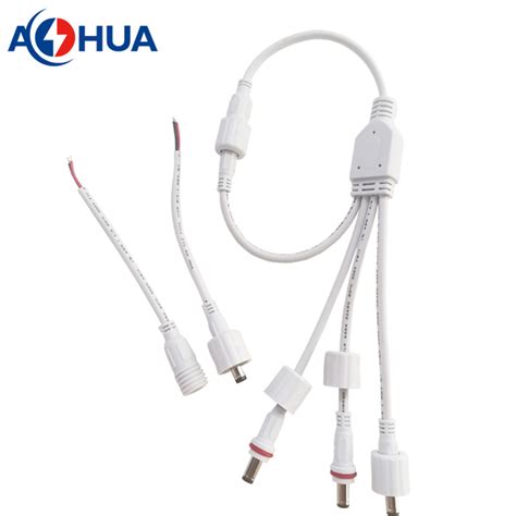 Ip Cable Solution Male Female Dc Power Waterproof Connector Waterproof Cable And Dc