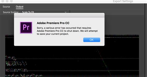 premiere pro cc 2018 crash on export still unsolv adobe community