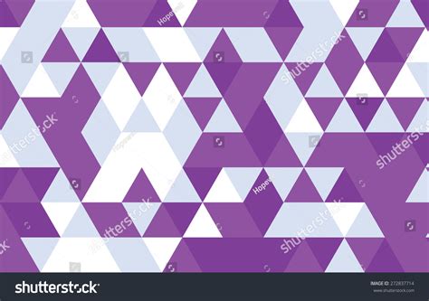 Purple Geometric Pattern Backgroundtriangle Pattern Vector Stock Vector