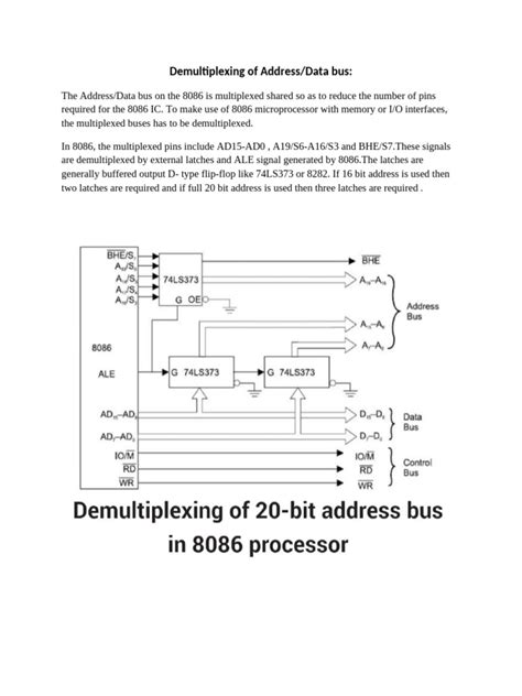 Demultiplexing Of Address Data Bus Pdf