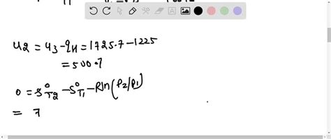 SOLVED Redo Problem But Assume The Combustion Adds KJ Kg And Use A To Solve