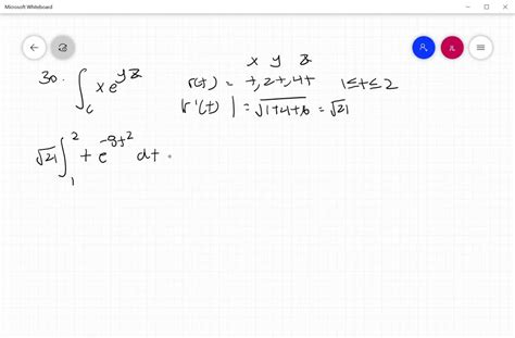 Scalar Line Integrals In ℝ3 Convert The Line Integral To An Ordinary