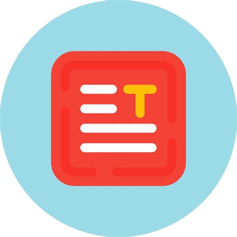 Align Text Flat Circle Icon 37142564 Vector Art At Vecteezy