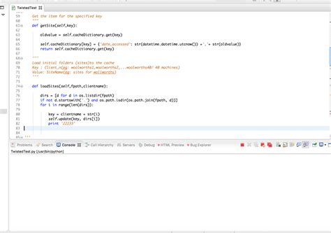 Python 27 Pydev Console Is Not Printing Any Print Statements In