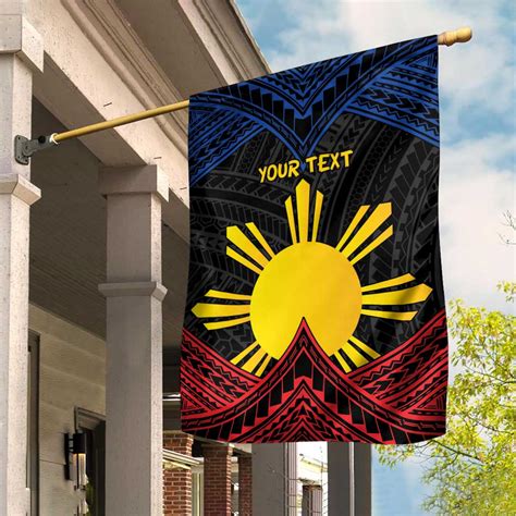 Polynesian Pride Personalized Philippines Garden Flag Polynesian Tribal