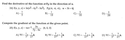 Solved Find The Derivative Of The Function At P In The Chegg