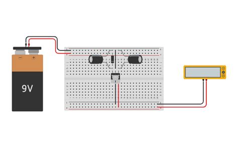 Circuit Design 9 Volt To 5 Volt Regulator Circuit Tinkercad