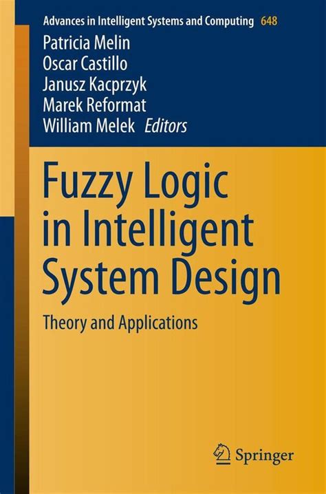 Fuzzy Logic In Intelligent System Design Ebook 9783319671376